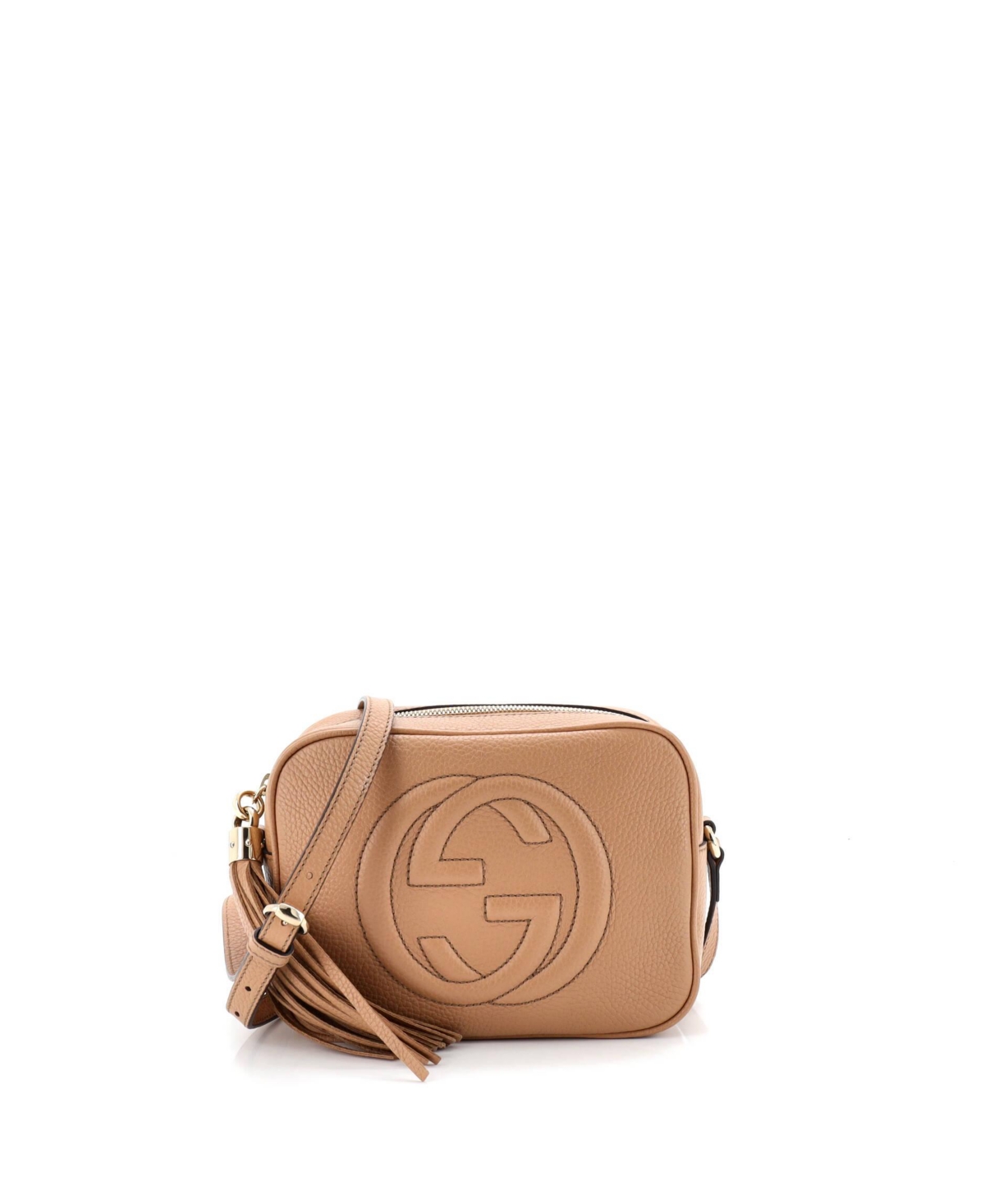 Click here for Pre-Owned Gucci Small Soho Disco Crossbody Bag Lea... prices