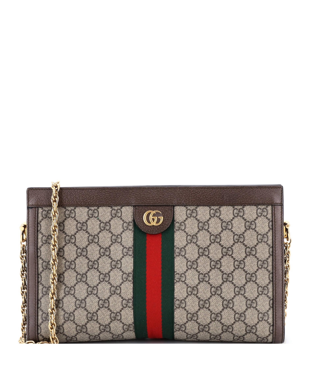 Click here for Pre-Owned Gucci Medium Ophidia Chain Shoulder Bag... prices