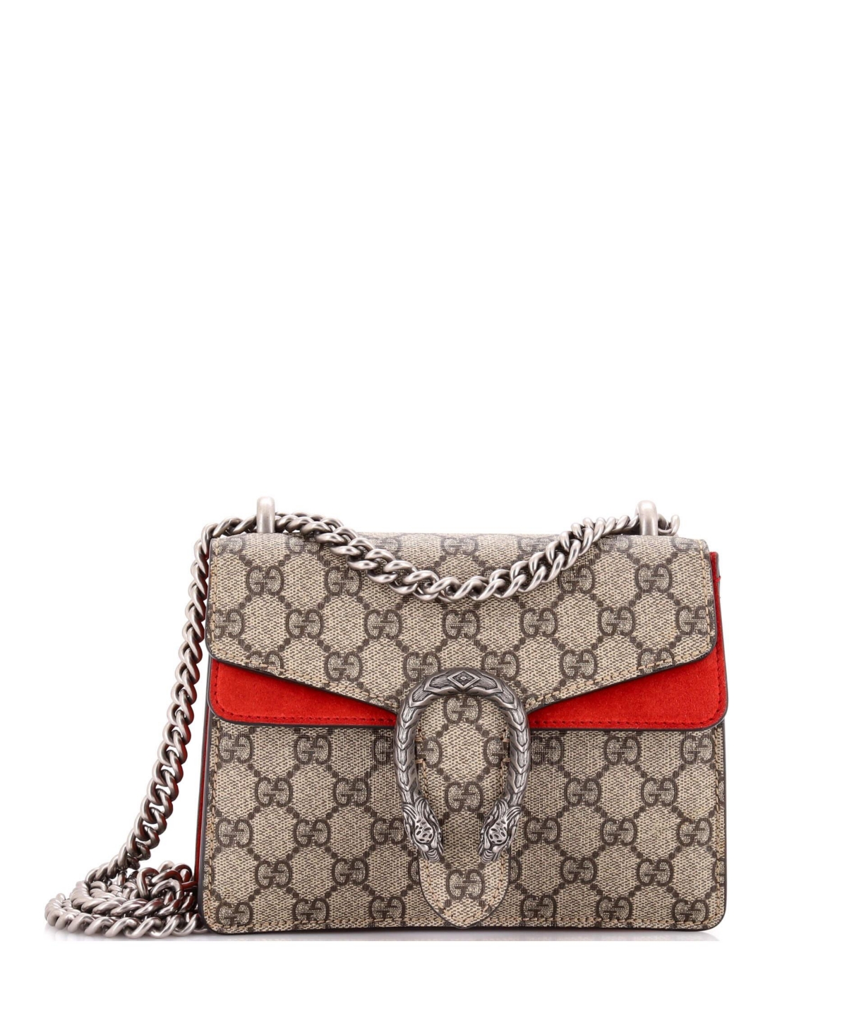 Click here for Pre-Owned Gucci Mini Dionysus Bag Gg Coated Canvas... prices