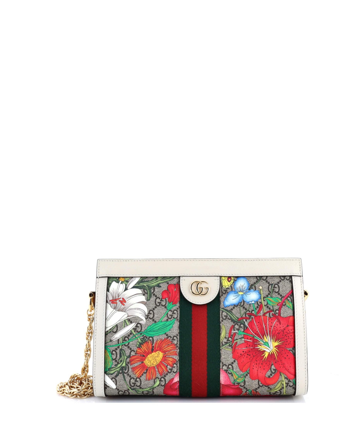 Click here for Pre-Owned Gucci Small Ophidia Chain Shoulder Bag F... prices