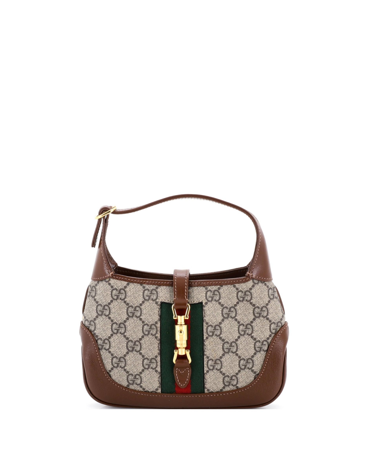 Click here for Pre-Owned Gucci Mini Jackie 1961 Hobo Gg Coated Ca... prices