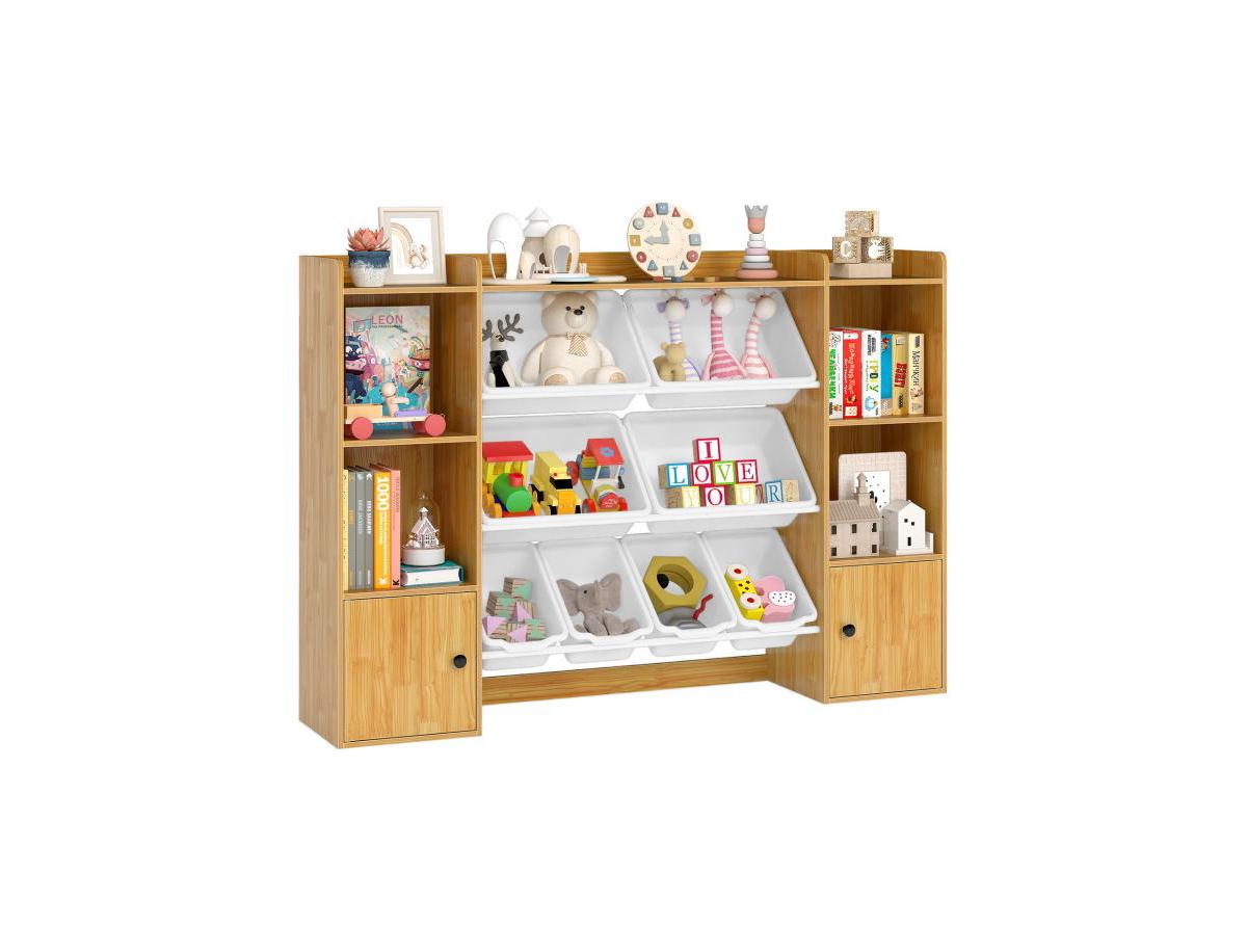 Click here for Slickblue Kids Bookshelf and Toy Storage with Open... prices