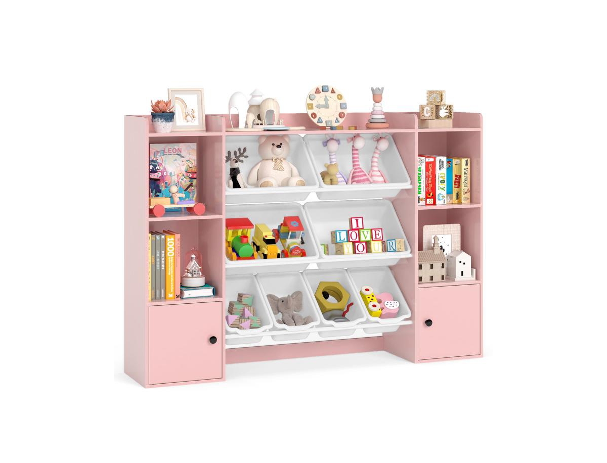 Click here for Slickblue Kids Bookshelf and Toy Storage with Open... prices
