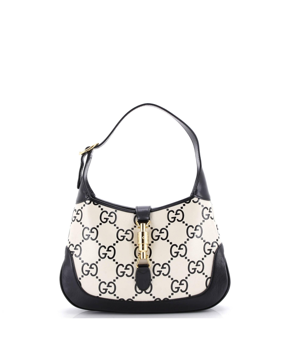 Click here for Pre-Owned Gucci Small Jackie 1961 Hobo Gg Embossed... prices