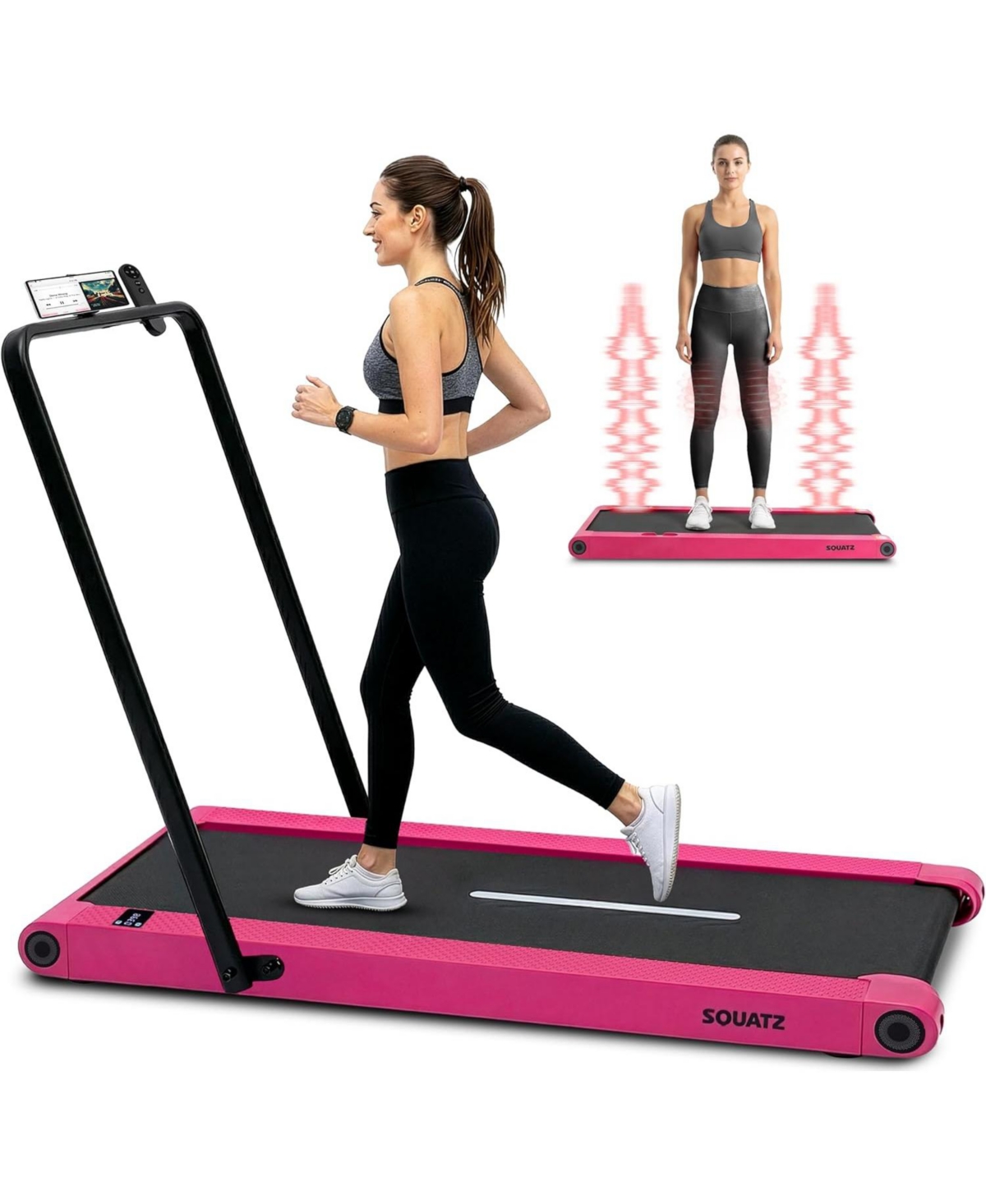 Click here for Squatz 2-in-1 Walking Pad Treadmill with Vibration... prices