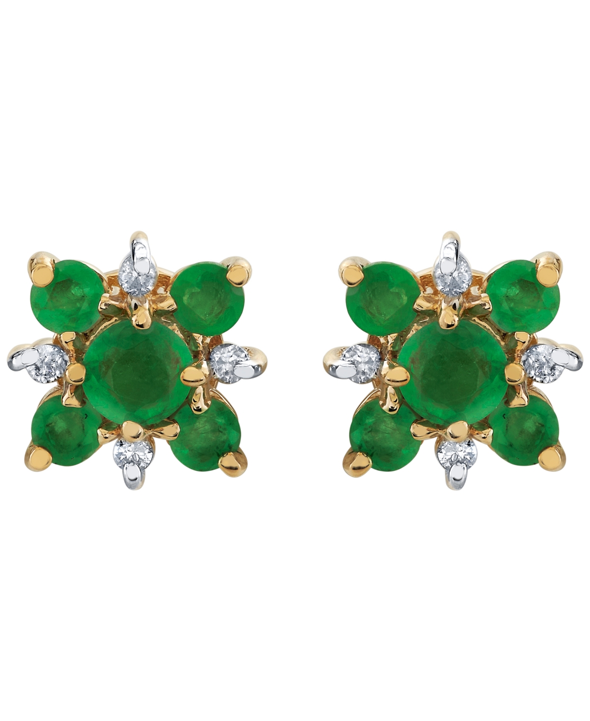 Click here for Macys Emerald (7/12 ct. t.w.) and Diamond Accent E... prices
