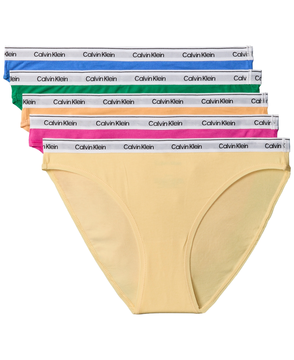 Click here for Calvin Klein Womens 5-Pack. Modern Logo Low-Rise B... prices