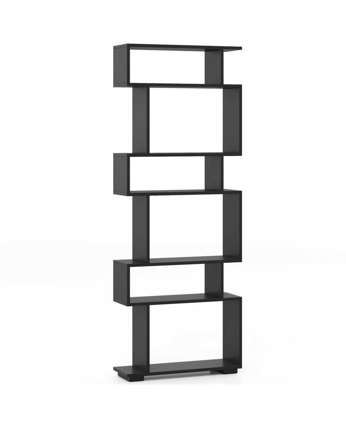 Click here for Slickblue Tall 6-Shelf Bookshelf with Anti-Tipping... prices