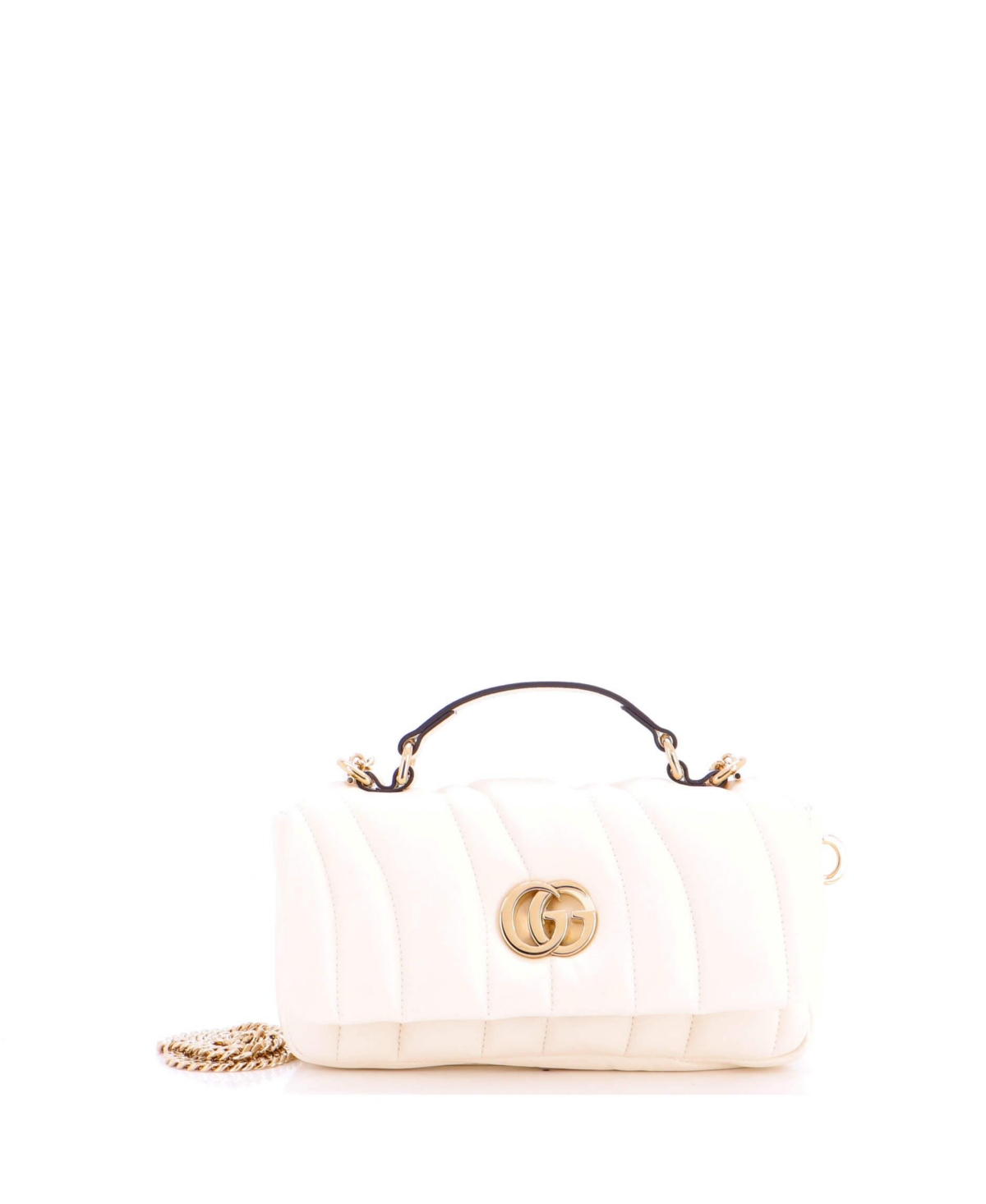 Click here for Pre-Owned Gucci Mini Gg Milano Top Handle Bag Quil... prices
