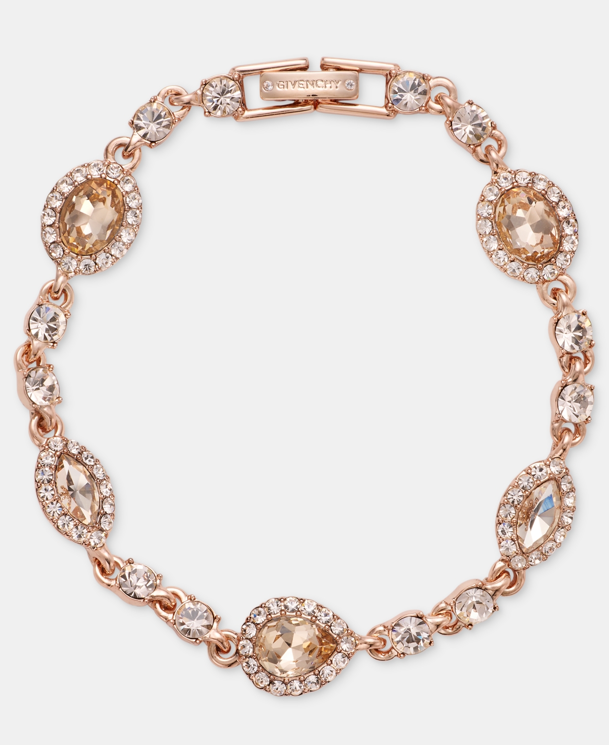 Click here for Givenchy Glass Stone Statement Station Flex Bracel... prices