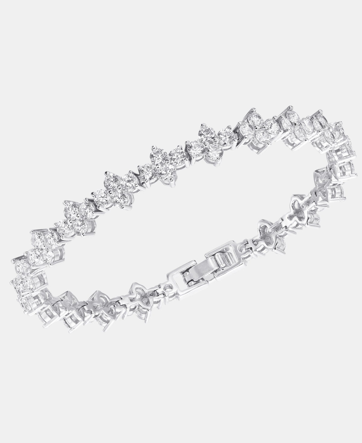 Click here for Givenchy Cubic Zirconia Tennis Flex Bracelet - Whi... prices