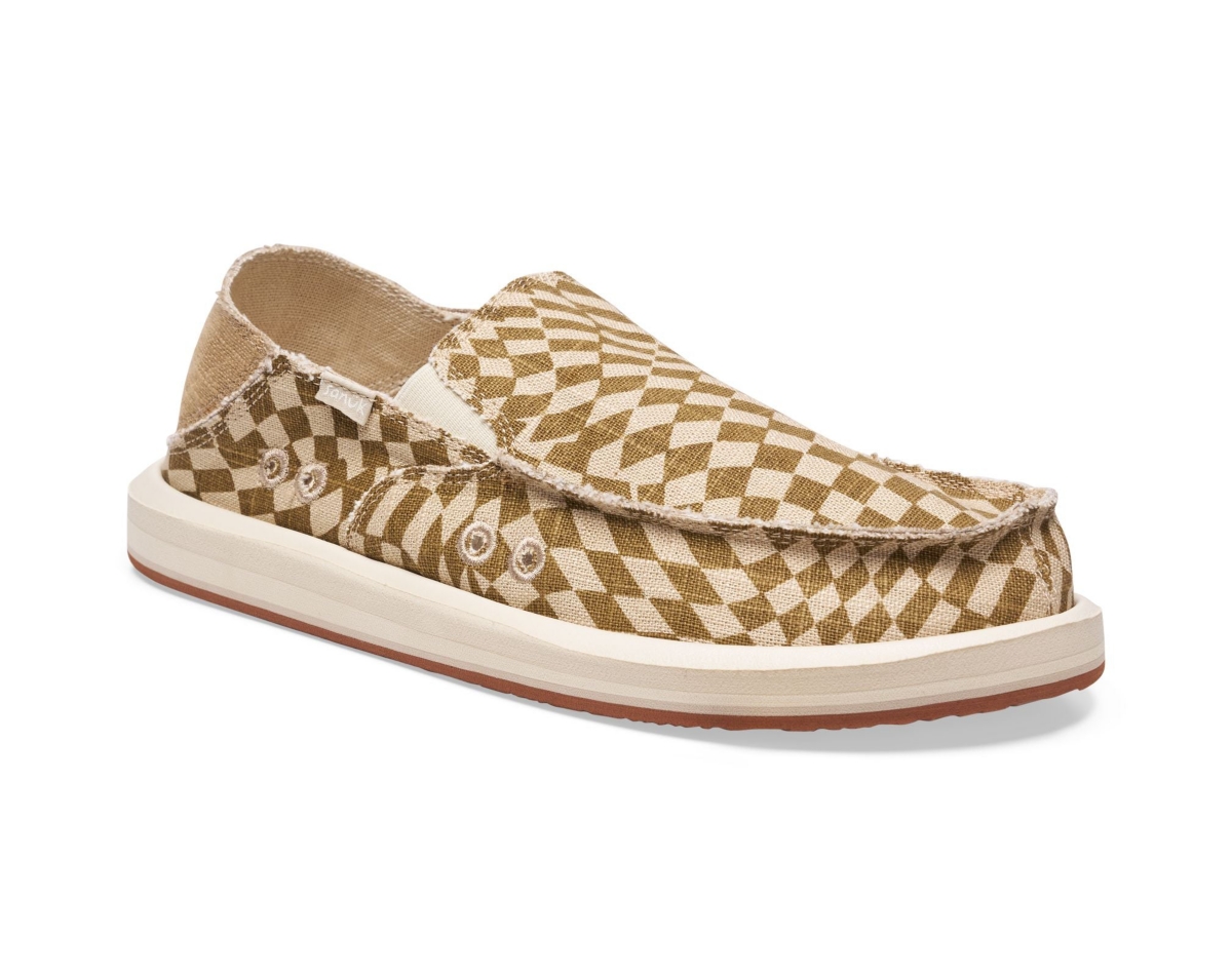 Click here for Sanuk Mens Donny Novelty Loafers with textile uppe... prices