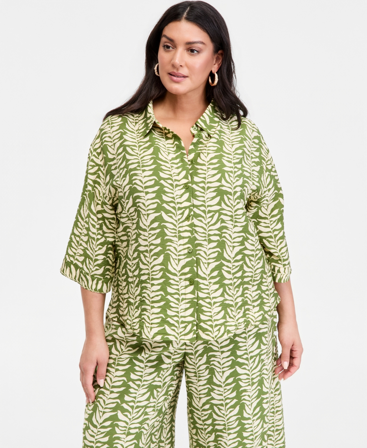 Click here for I.n.c. International Concepts Plus Size Printed 3/... prices