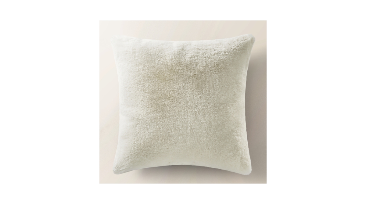 Click here for Z Gallerie Shay Faux Fur Floor Pillow 30 - Ivory prices
