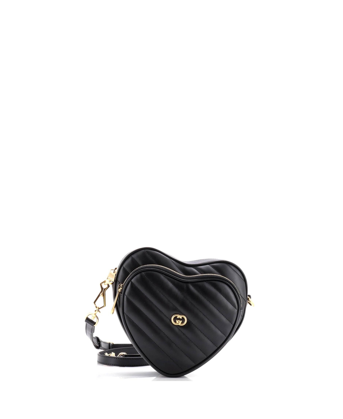 Click here for Pre-Owned Gucci Mini Interlocking G Heart Shoulder... prices