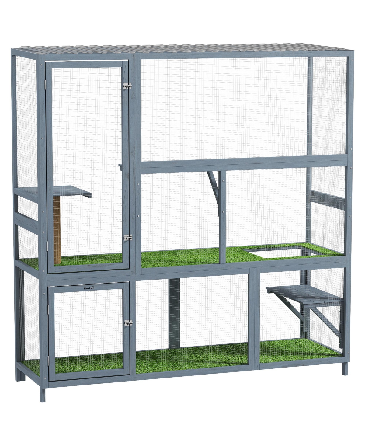 Click here for PawHut Catio Outdoor Cat Enclosure  77" H Woo... prices