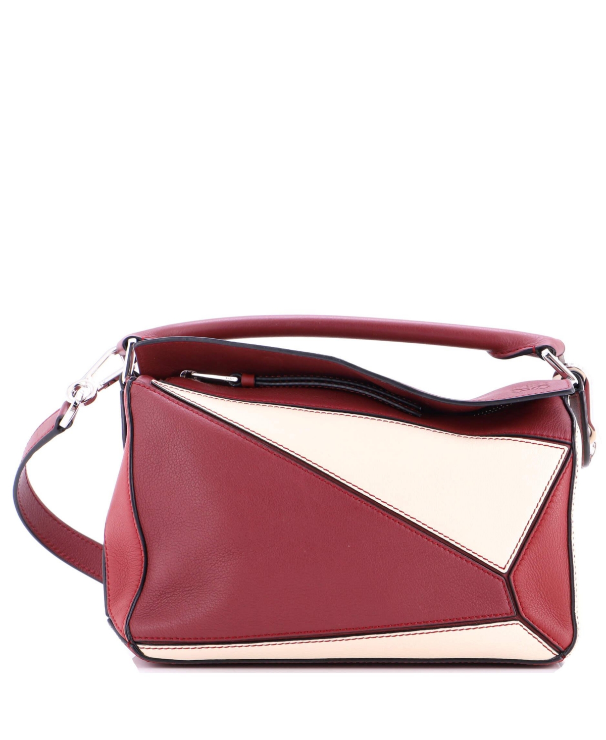 Click here for Pre-Owned Loewe Small Puzzle Bag Leather - Red prices
