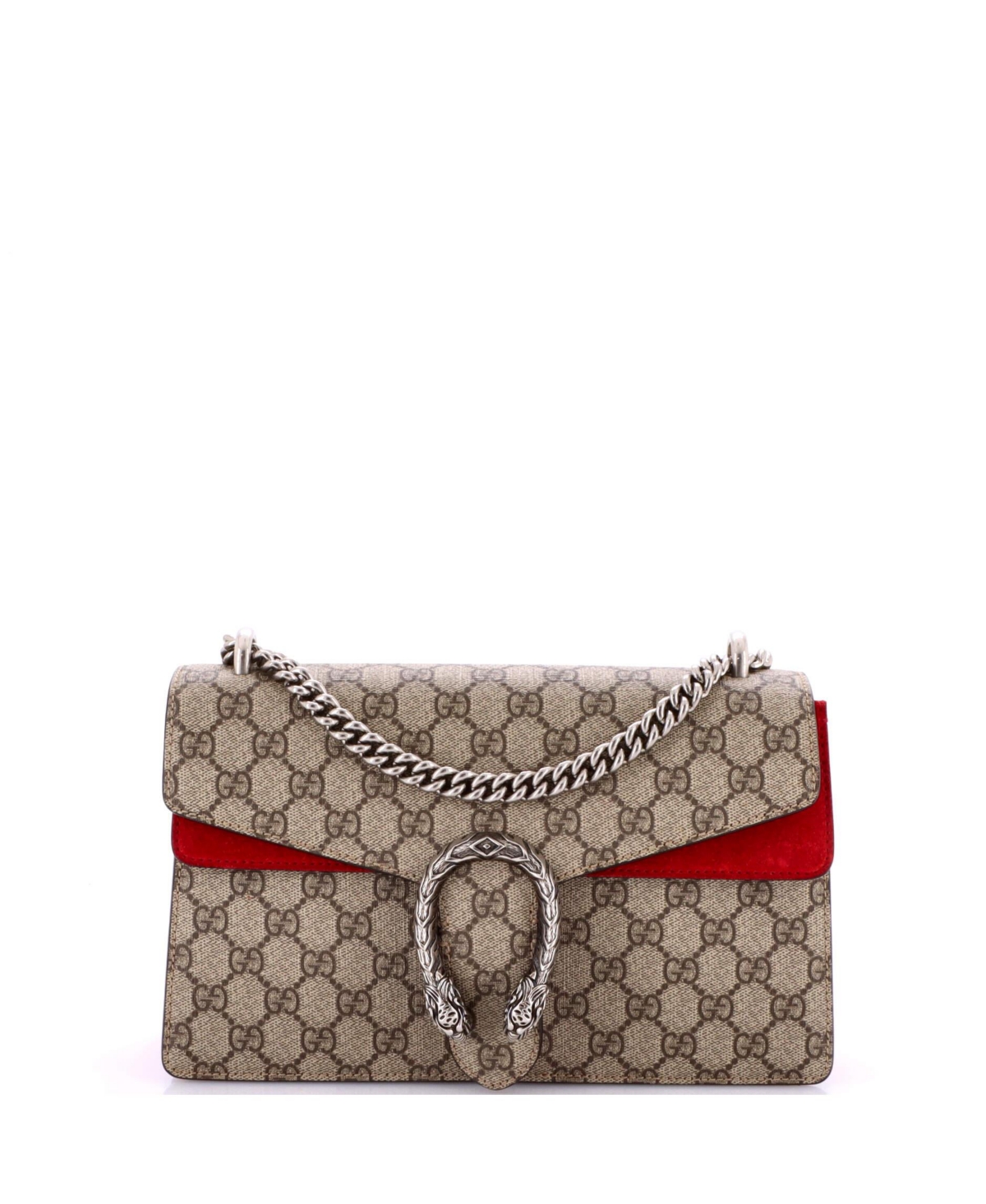 Click here for Pre-Owned Gucci Small Dionysus Bag Gg Coated Canva... prices