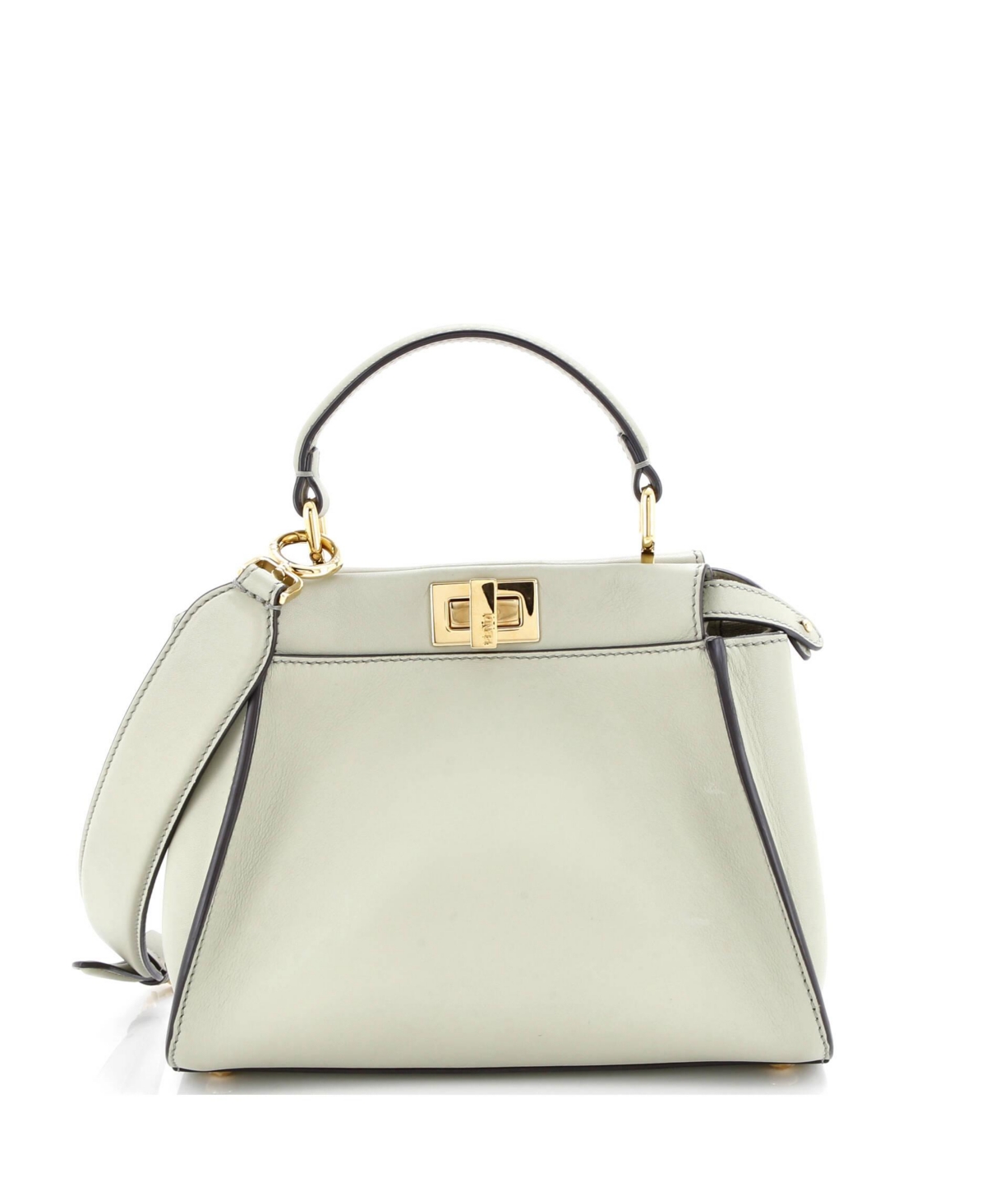 Click here for Pre-Owned Fendi Mini Peekaboo Iconic Bag Leather w... prices