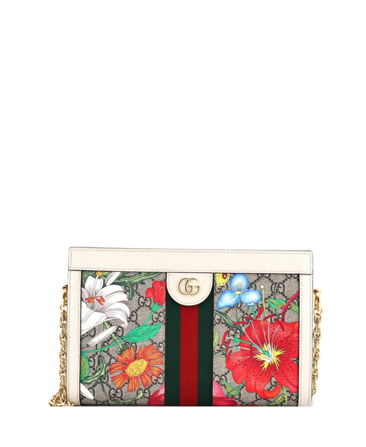 Click here for Pre-Owned Gucci Small Ophidia Chain Shoulder Bag F... prices