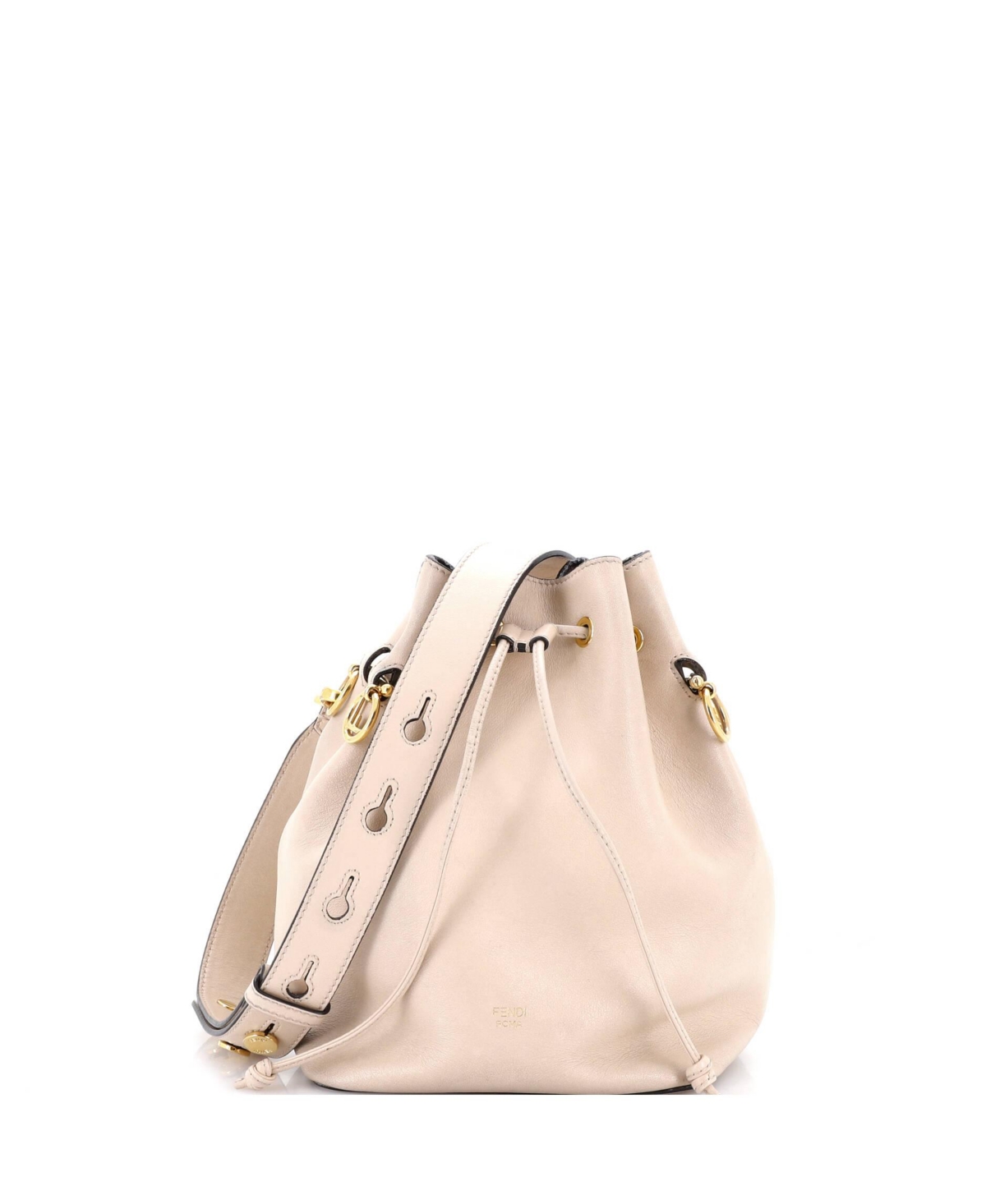 Click here for Pre-Owned Fendi Small Mon Tresor Bucket Bag Leathe... prices