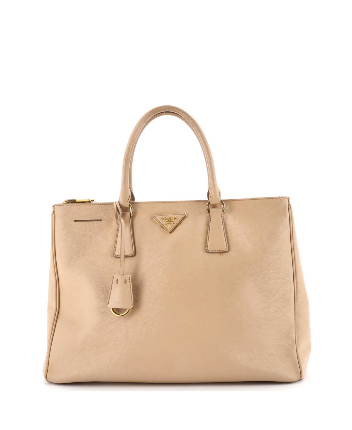 Click here for Pre-Owned Prada Large Double Zip Lux Tote Saffiano... prices