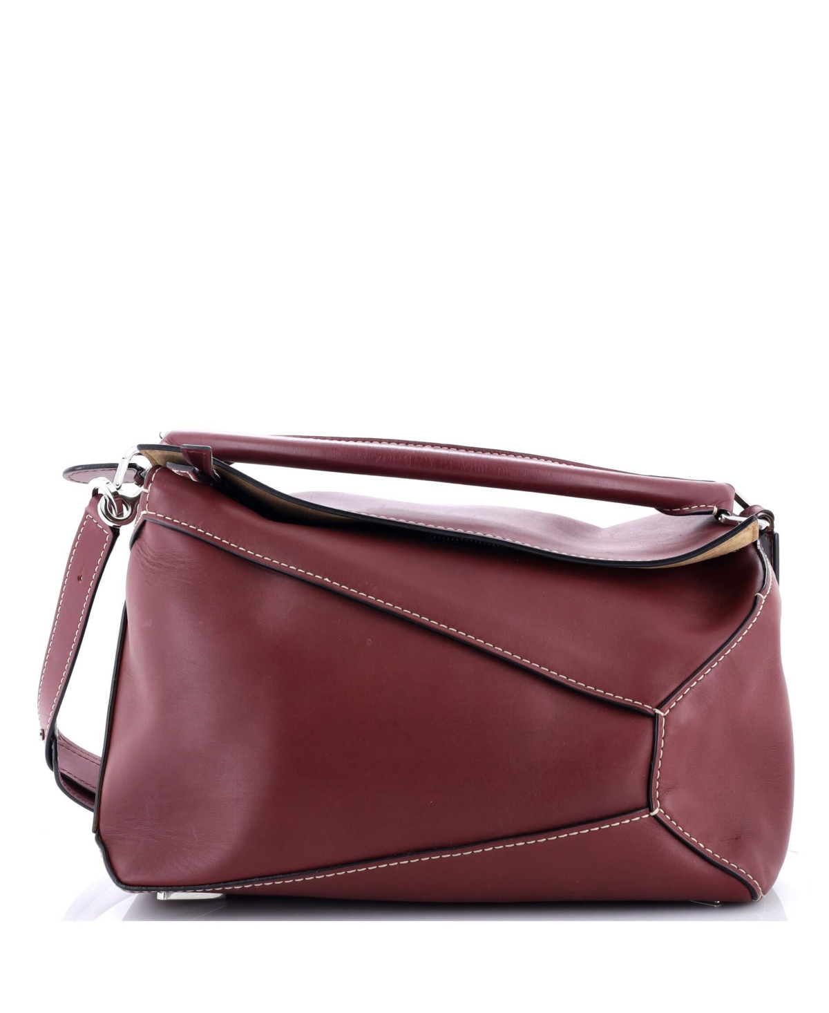 Click here for Pre-Owned Loewe Large Puzzle Bag Leather - Red prices