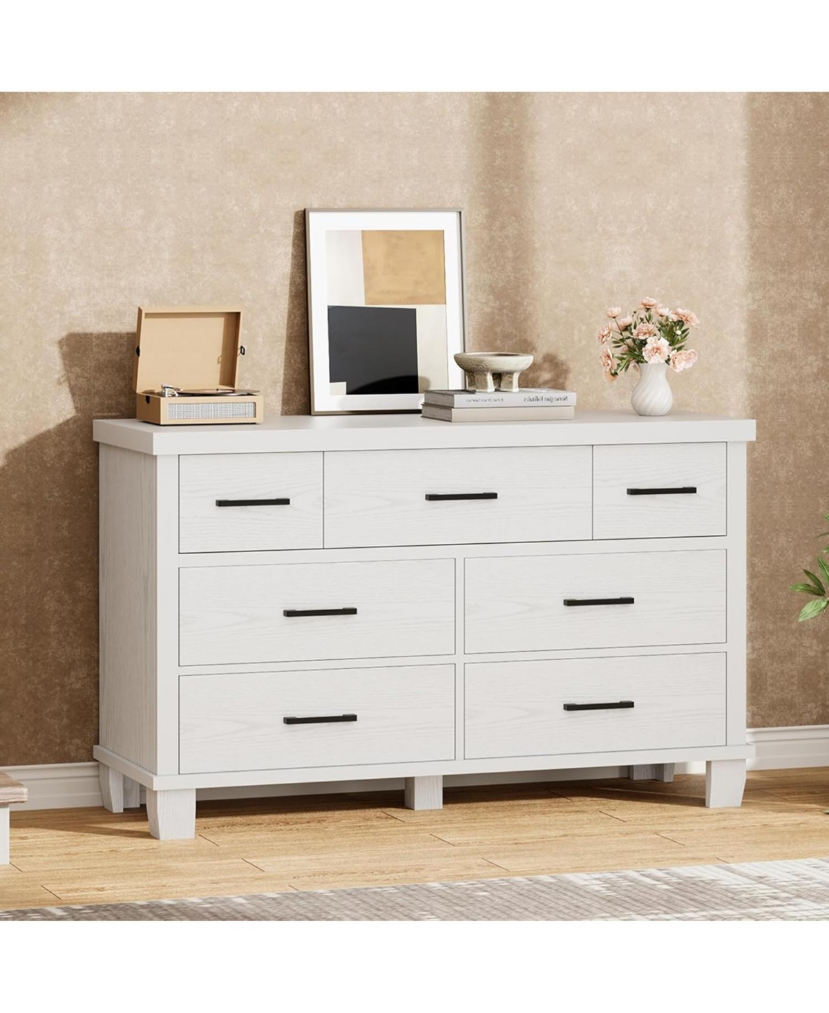 Click here for gaomon 7 Drawer Dresser for Bedroom  Wide Wood Che... prices