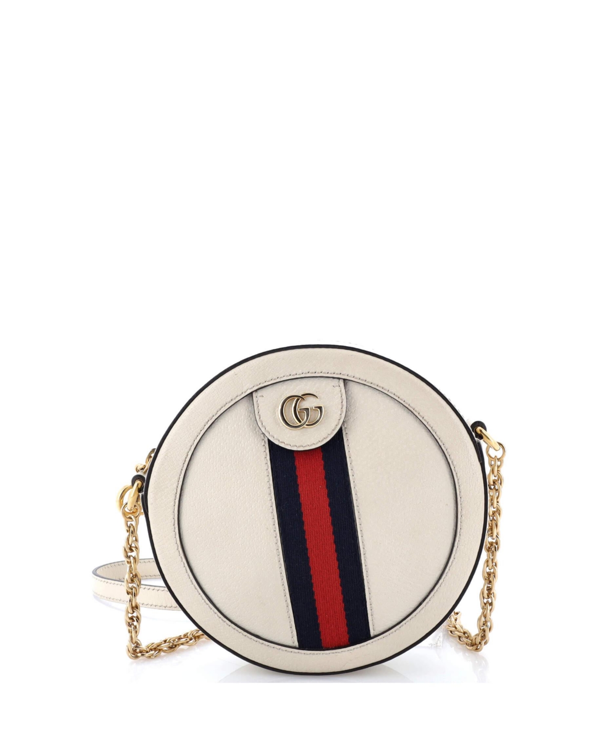 Click here for Pre-Owned Gucci Mini Ophidia Round Shoulder Bag Le... prices