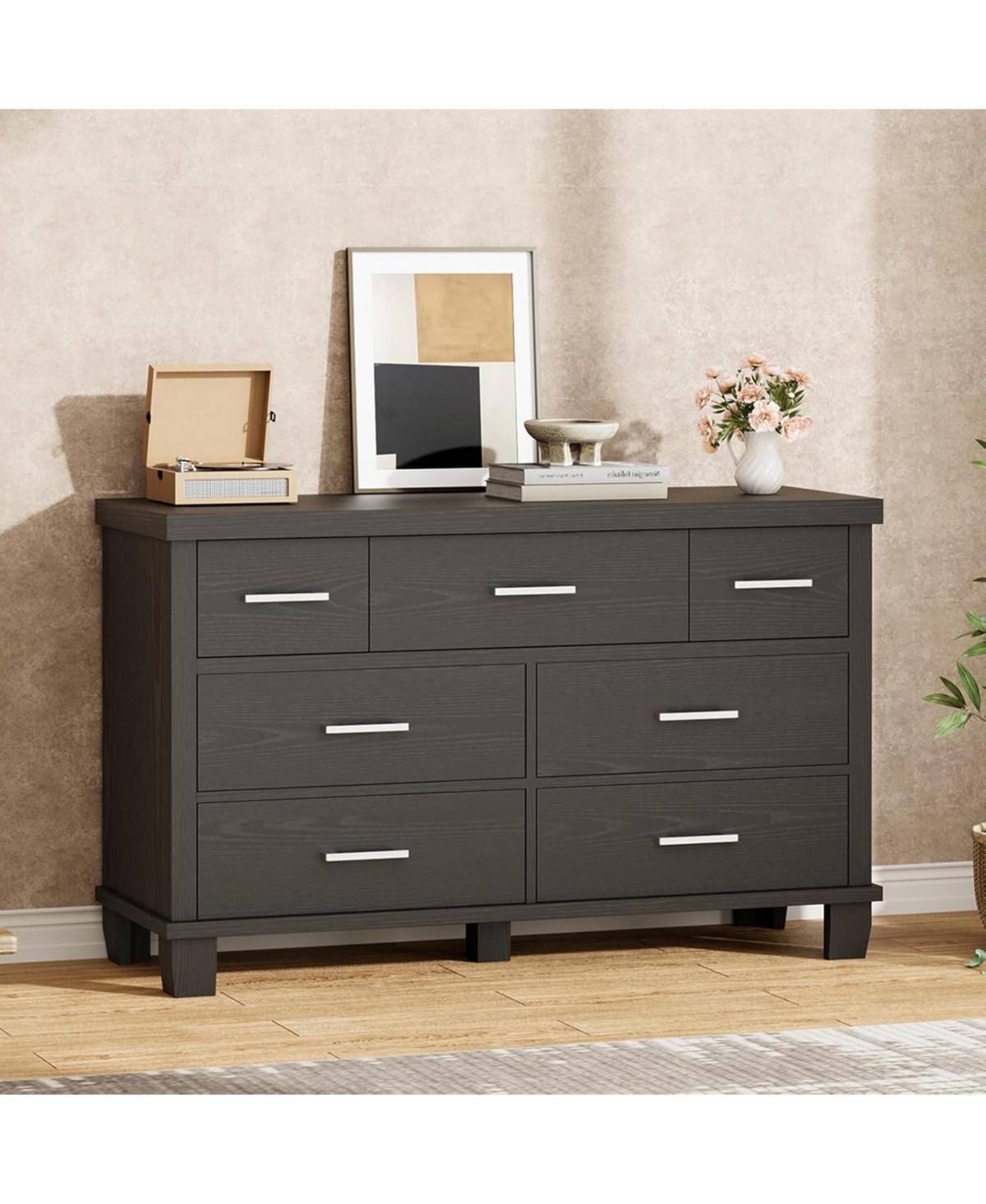 Click here for gaomon 7 Drawer Dresser for Bedroom  Wide Wood Che... prices