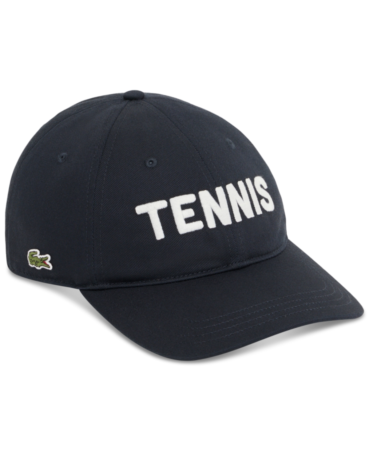 Click here for Lacoste Embroidered Twill 6-Panel Cotton Tennis Ha... prices