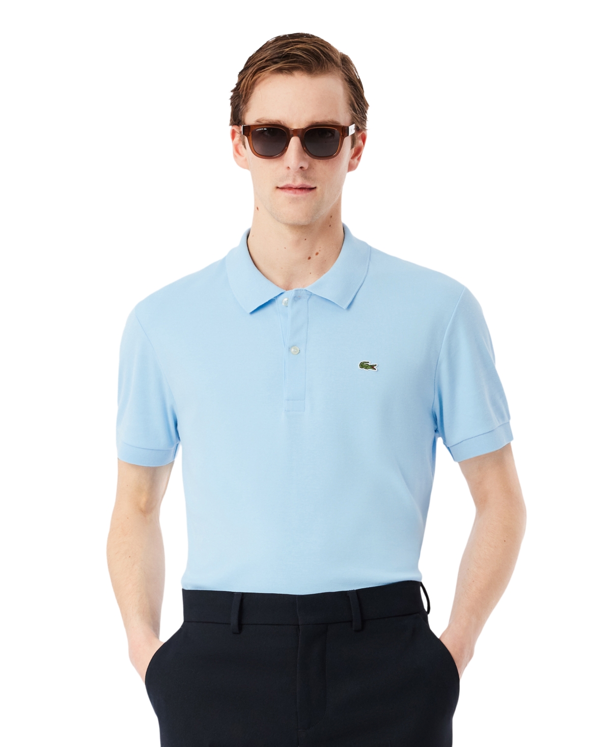 Click here for Lacoste Mens Regular-Fit Soft Touch Polo Shirt - O... prices