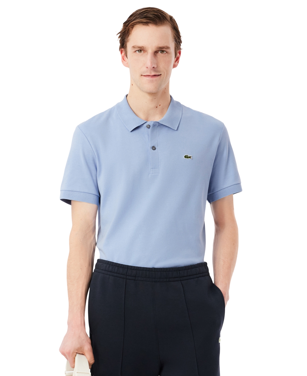 Click here for Lacoste Mens Regular-Fit Soft Touch Polo Shirt - A... prices