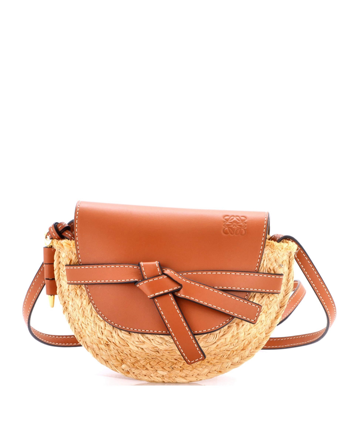 Click here for Pre-Owned Loewe Mini Gate Leather Shoulder Leather... prices