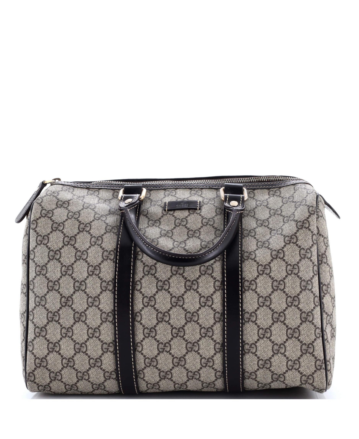 Click here for Pre-Owned Gucci Medium Joy Boston Bag Gg Coated Ca... prices