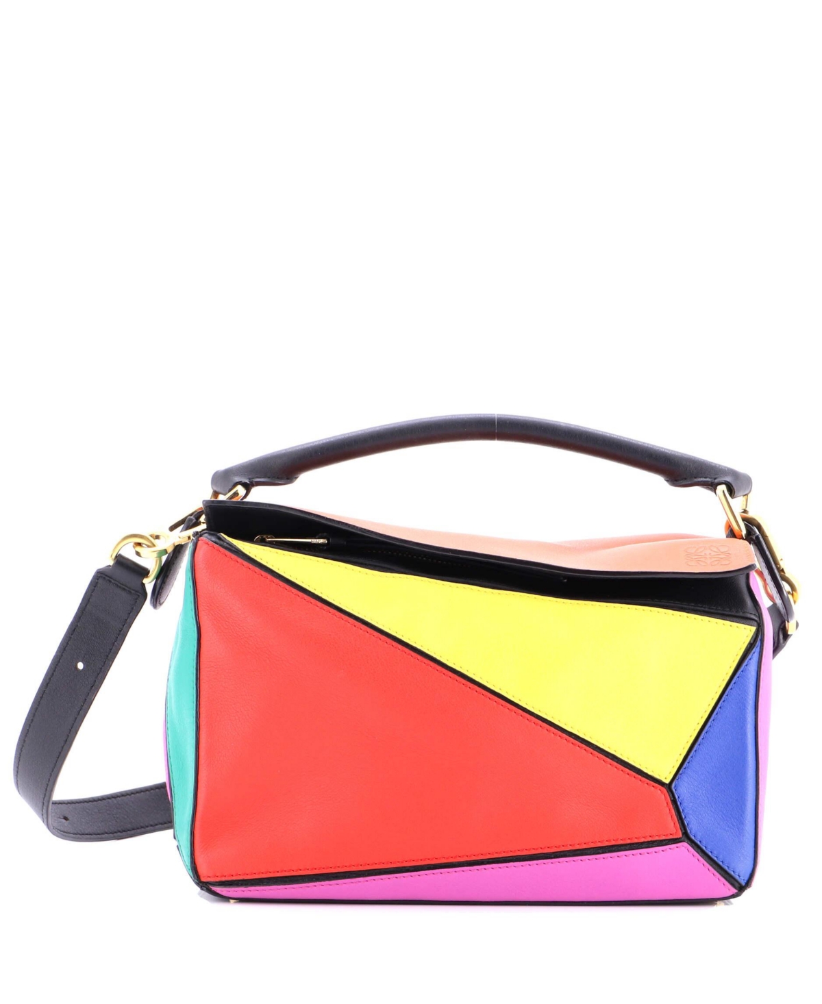 Click here for Pre-Owned Loewe Small Puzzle Bag Leather - Black prices