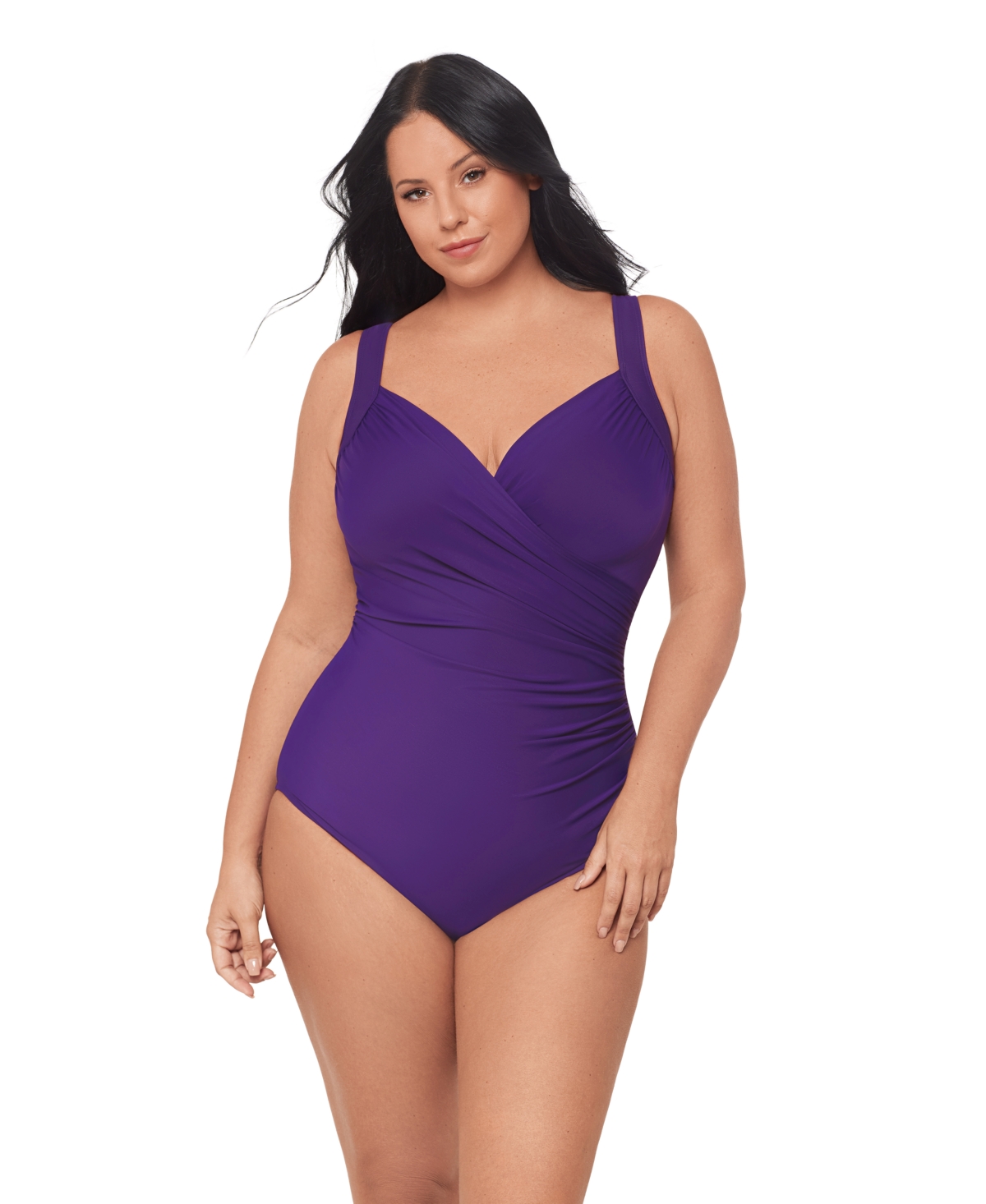 Click here for Miraclesuit Plus Size Sanibel One-Piece Swimsuit -... prices