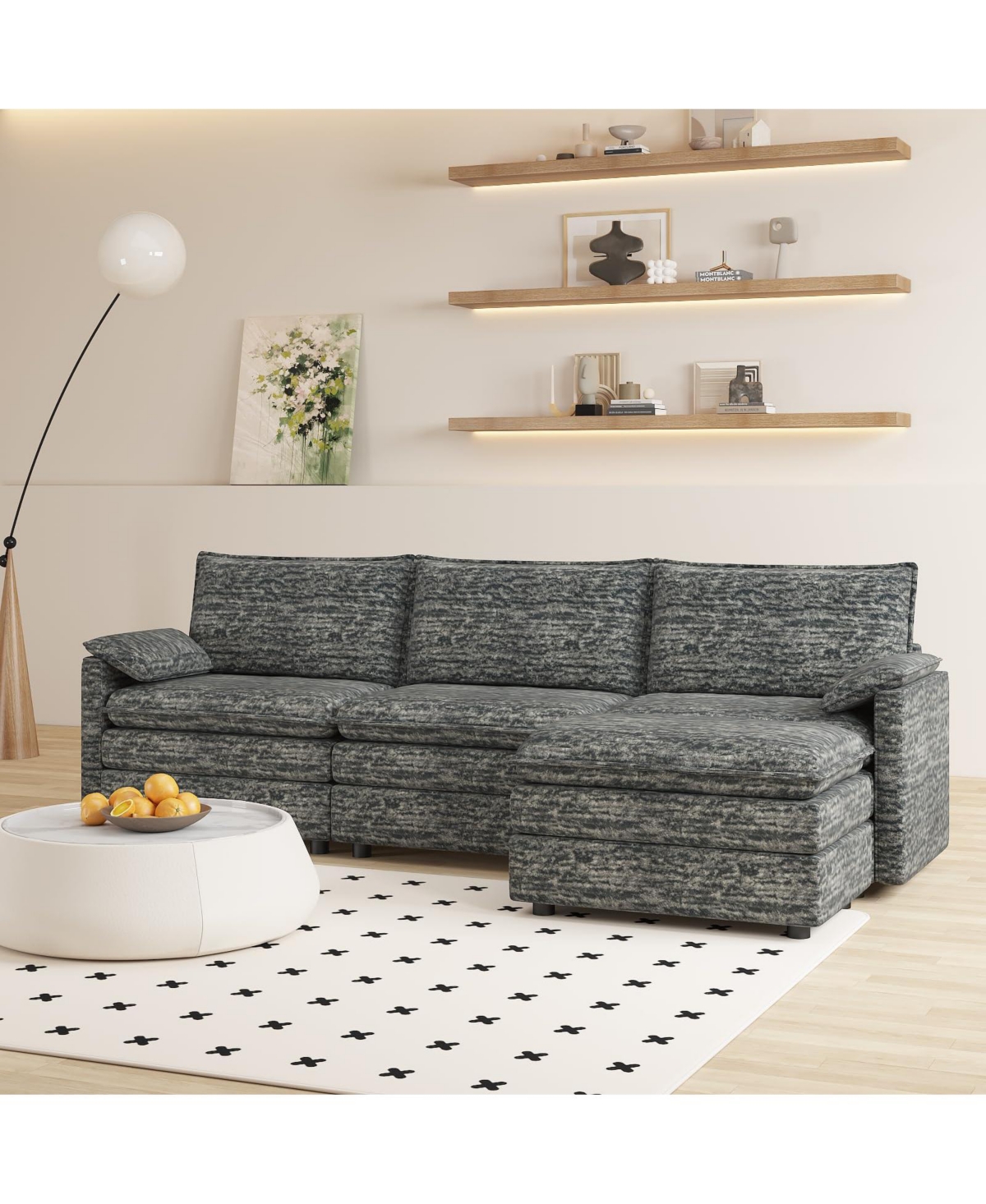 Click here for gaomon 108" Modular Sectional Sofa with Ottom... prices