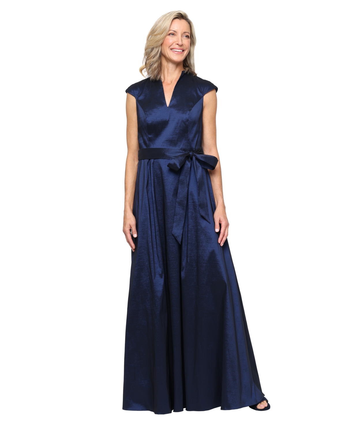 Click here for Alex Evenings Womens Stretch Taffeta V-Neck Ball G... prices