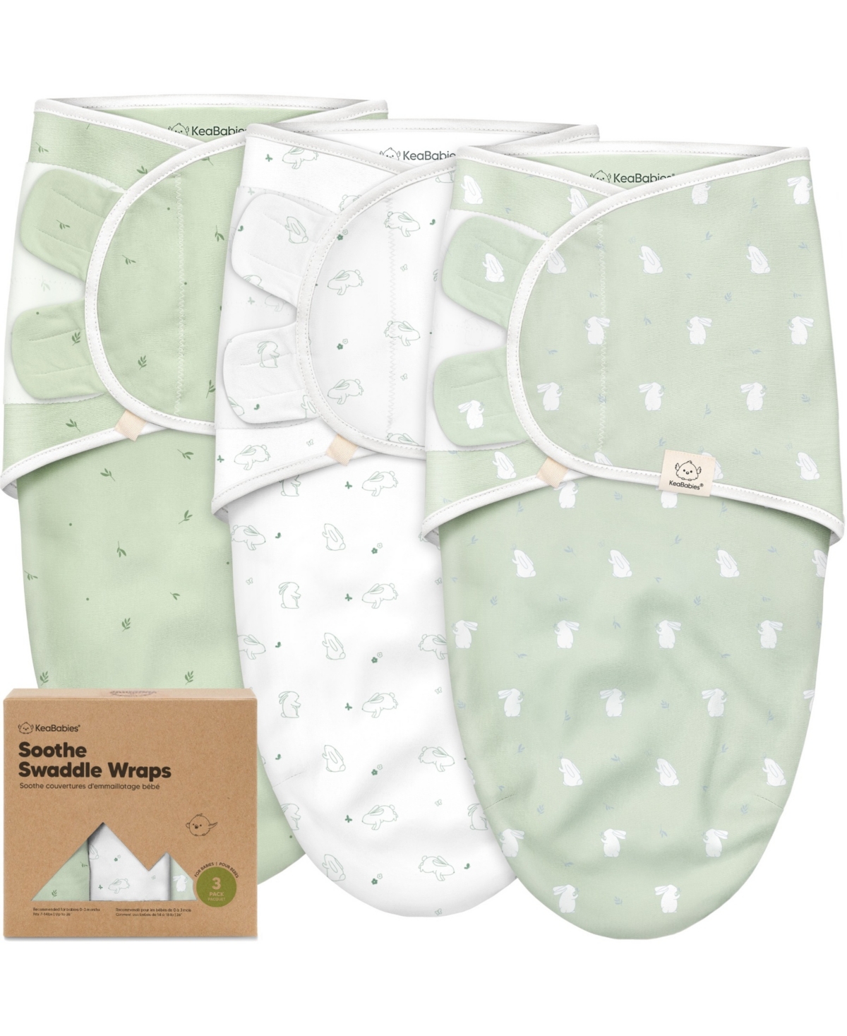 Click here for KeaBabies 3pk Soothe Baby Swaddle  Organic Baby Sw... prices