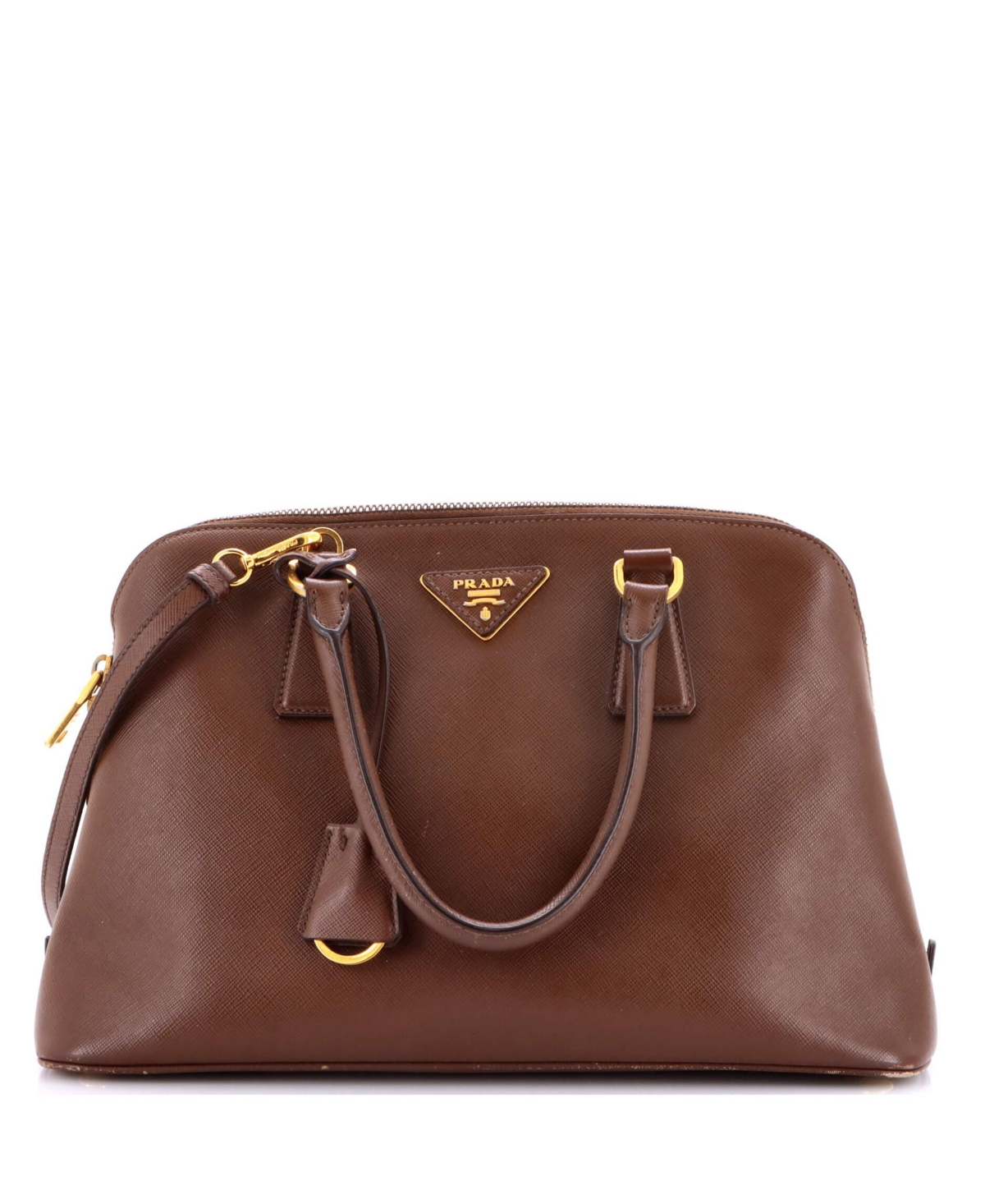 Click here for Pre-Owned Prada Medium Promenade Bag Saffiano Leat... prices