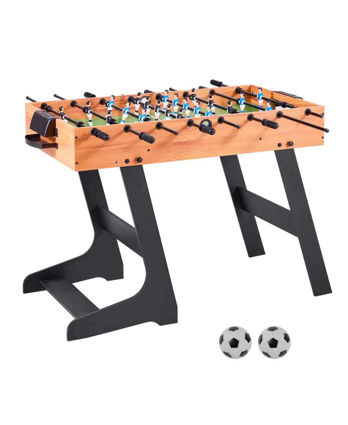 Click here for Mecale 42 Inch Folding Foosball Table with 2 Balls... prices