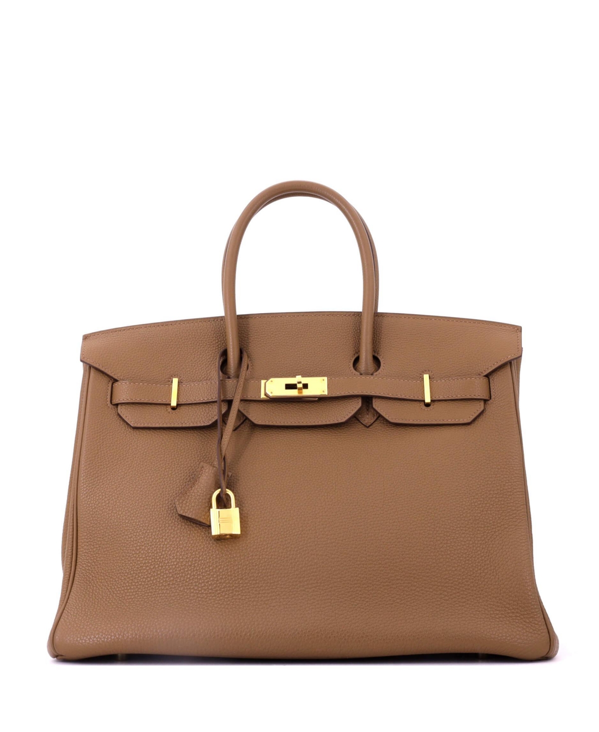 Click here for Pre-Owned HERMES Birkin 35 Handbag Brown Togo with... prices