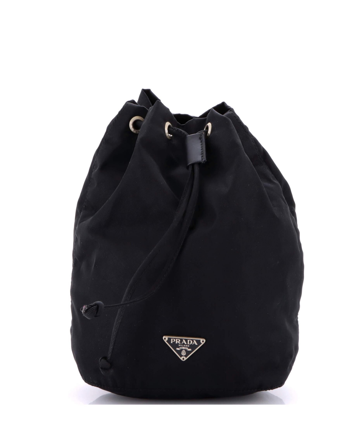 Click here for Pre-Owned Prada Small Drawstring Wristlet Bucket B... prices