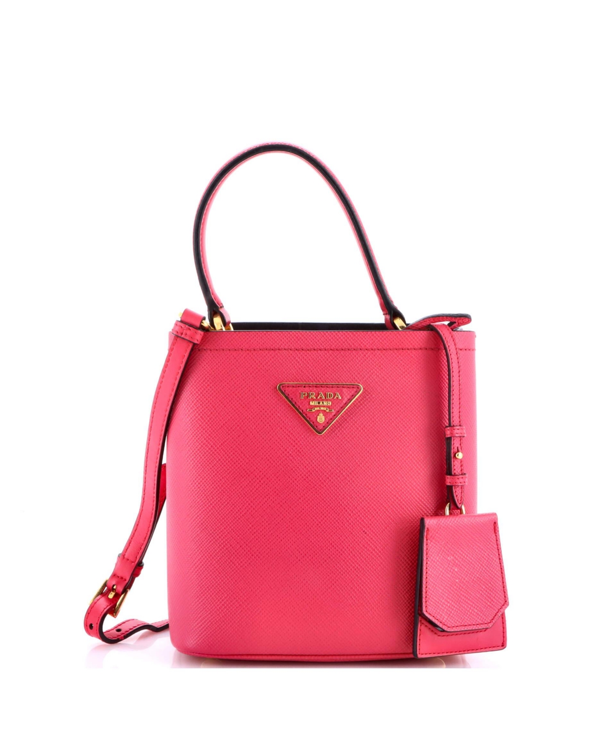 Click here for Pre-Owned Prada Small Panier Bucket Bag Saffiano L... prices