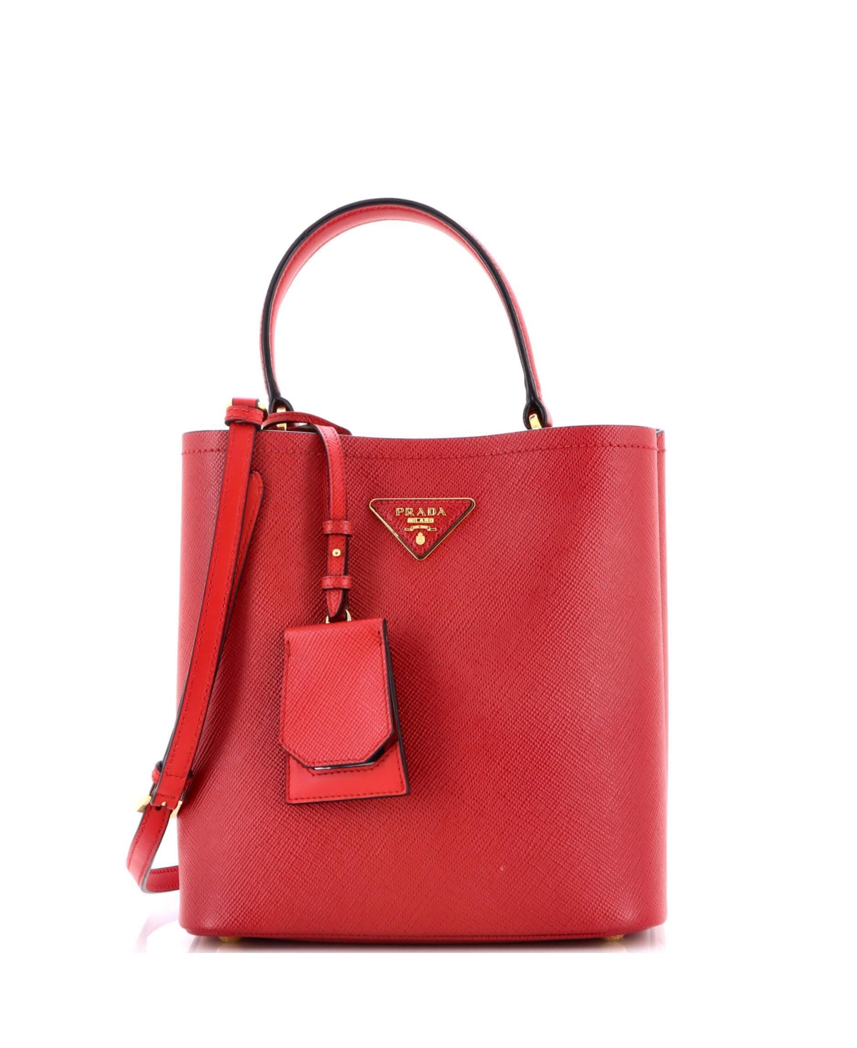 Click here for Pre-Owned Prada Medium Panier Bucket Bag Saffiano... prices