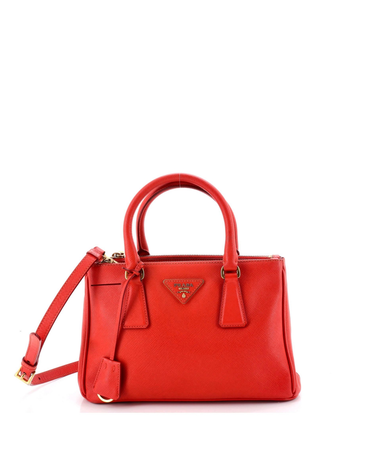 Click here for Pre-Owned Prada Small Double Zip Lux Tote Saffiano... prices