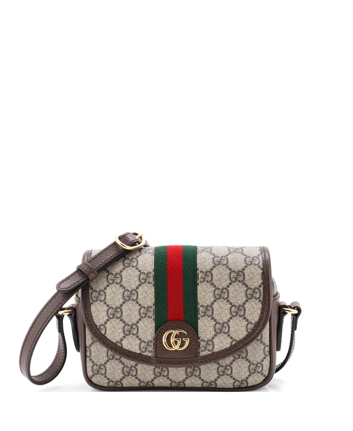 Click here for Pre-Owned Gucci Mini Ophidia Flap Shoulder Bag Gg... prices