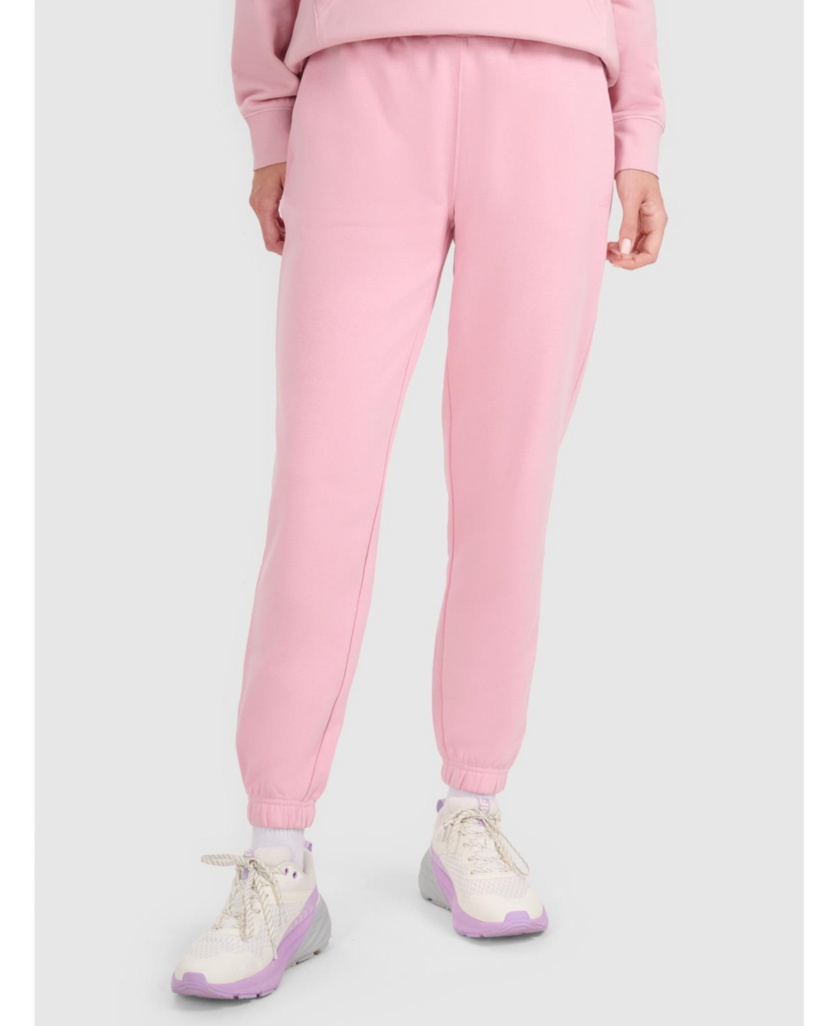 Click here for 4F Womens Joggers Basic Sweatpants - Light pink prices