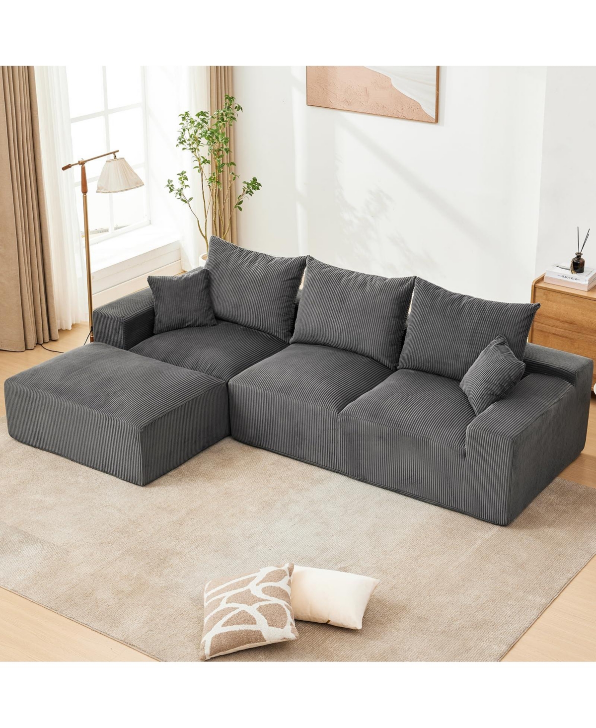 Click here for gaomon Modular Sectional Sofa  L-Shaped Cloud Couc... prices